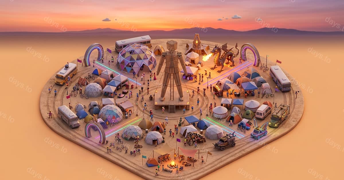 When Is Burning Man 2026 Date And Countdown Daysto