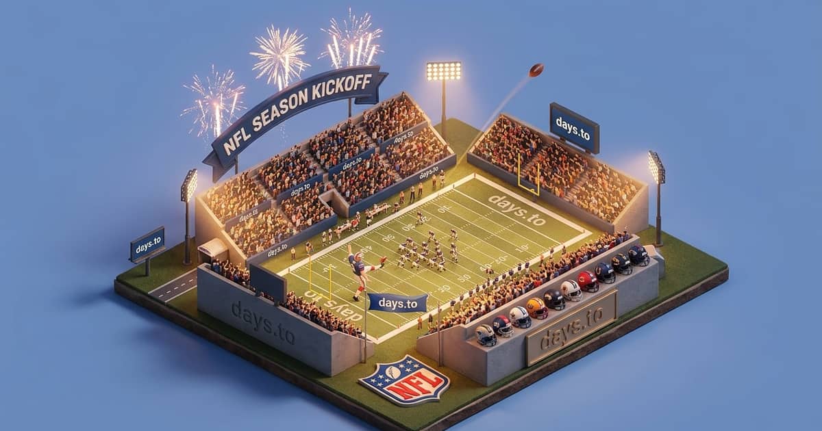 How Many Days until NFL Kickoff 2026? | Countdown