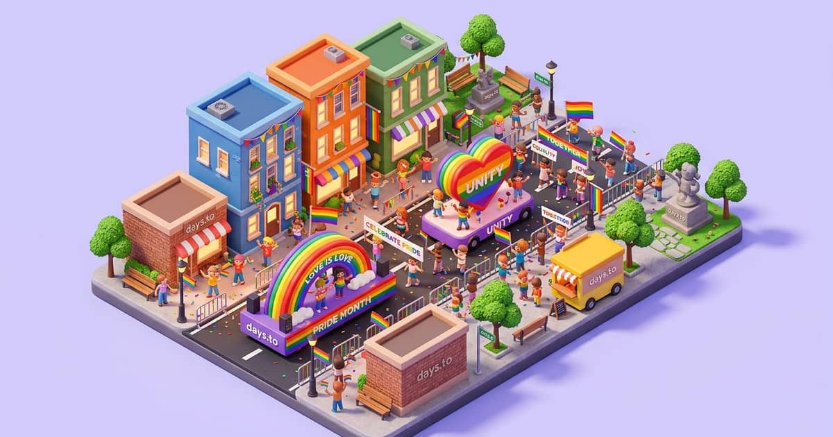 When was Pride Month 2026? Date & Countdown | Days.To
