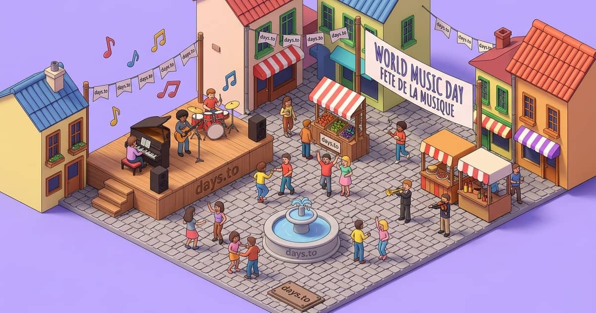 How Many Days until World Music Day 2027? | Countdown
