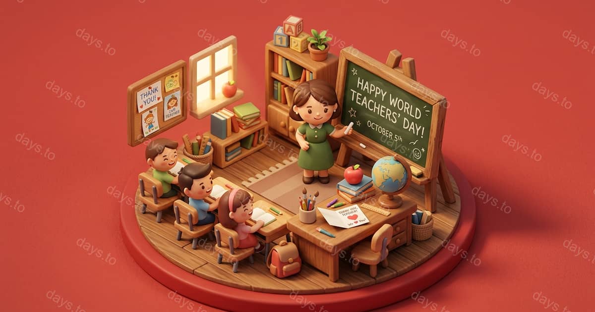 When is World Teachers' Day 2026? Date & Countdown | Days.To